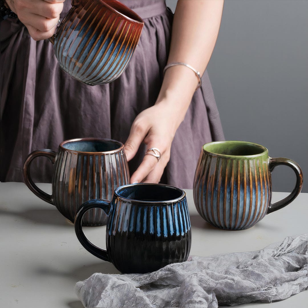 Huge Coffee Mug, Large Ceramic Mug, Japanese Tea Cup, Handcrafted Mug ...