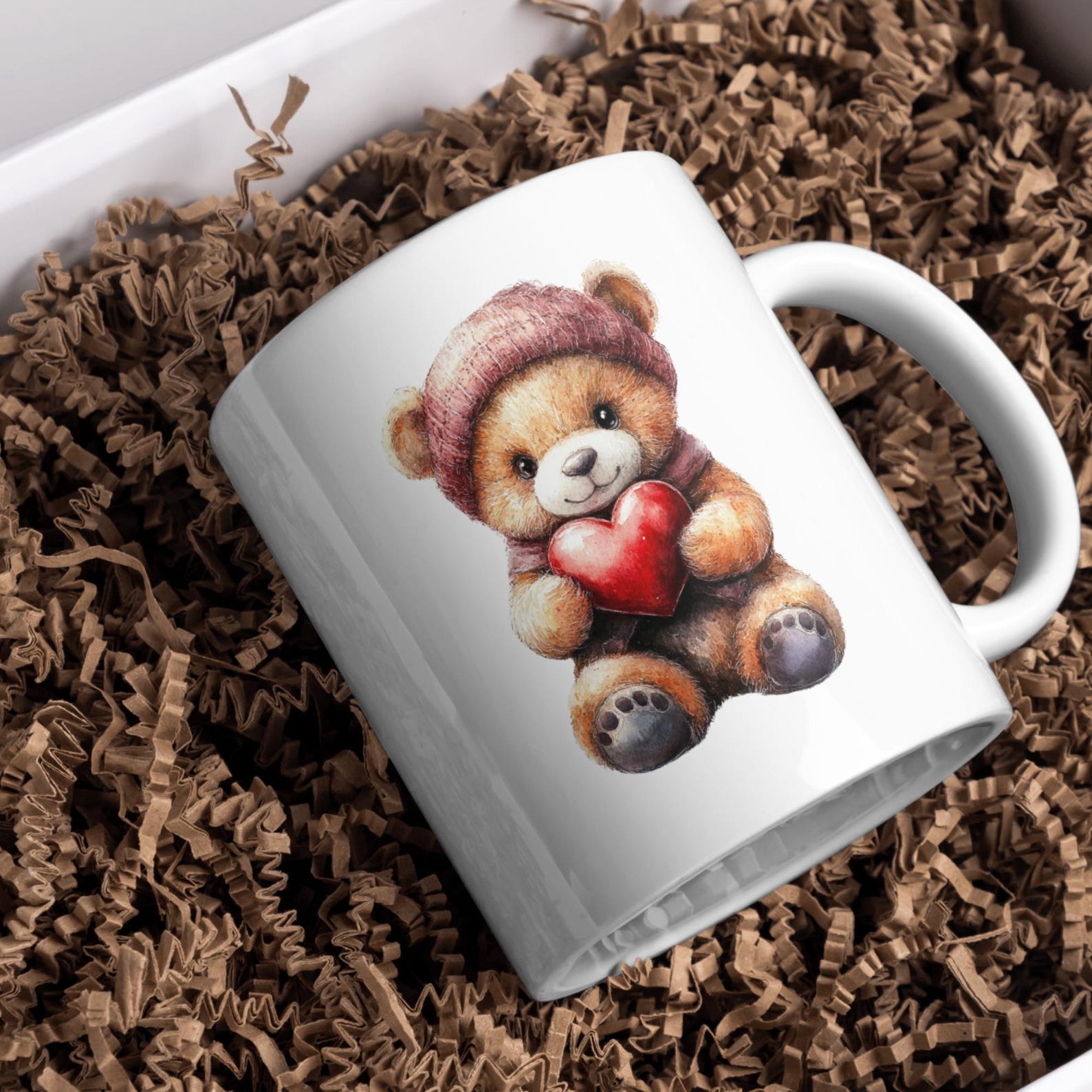 14 Valentine Teddy Bear, Heart Clip Art for Invitations, Cards, Digital ...