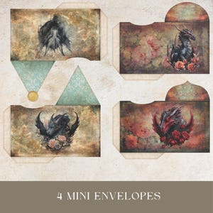 Dragons Realm Junk Journal Kit Dragon Fairy Fantasy Junk Journal Kit ...