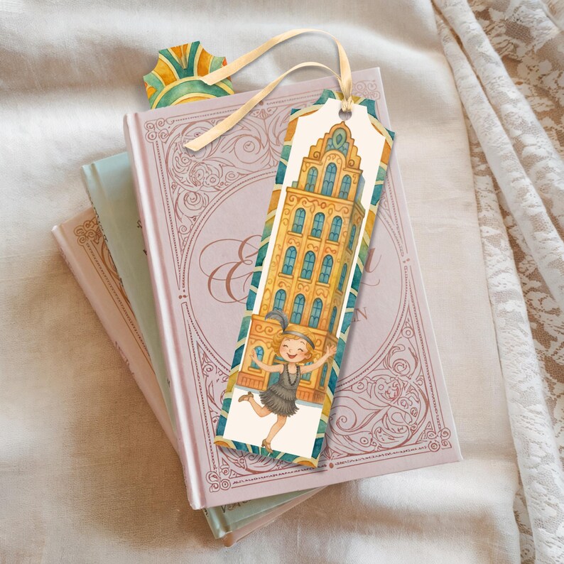 Roaring 20's Printable Bookmarks Girly, Art Deco Buildings, Great ...