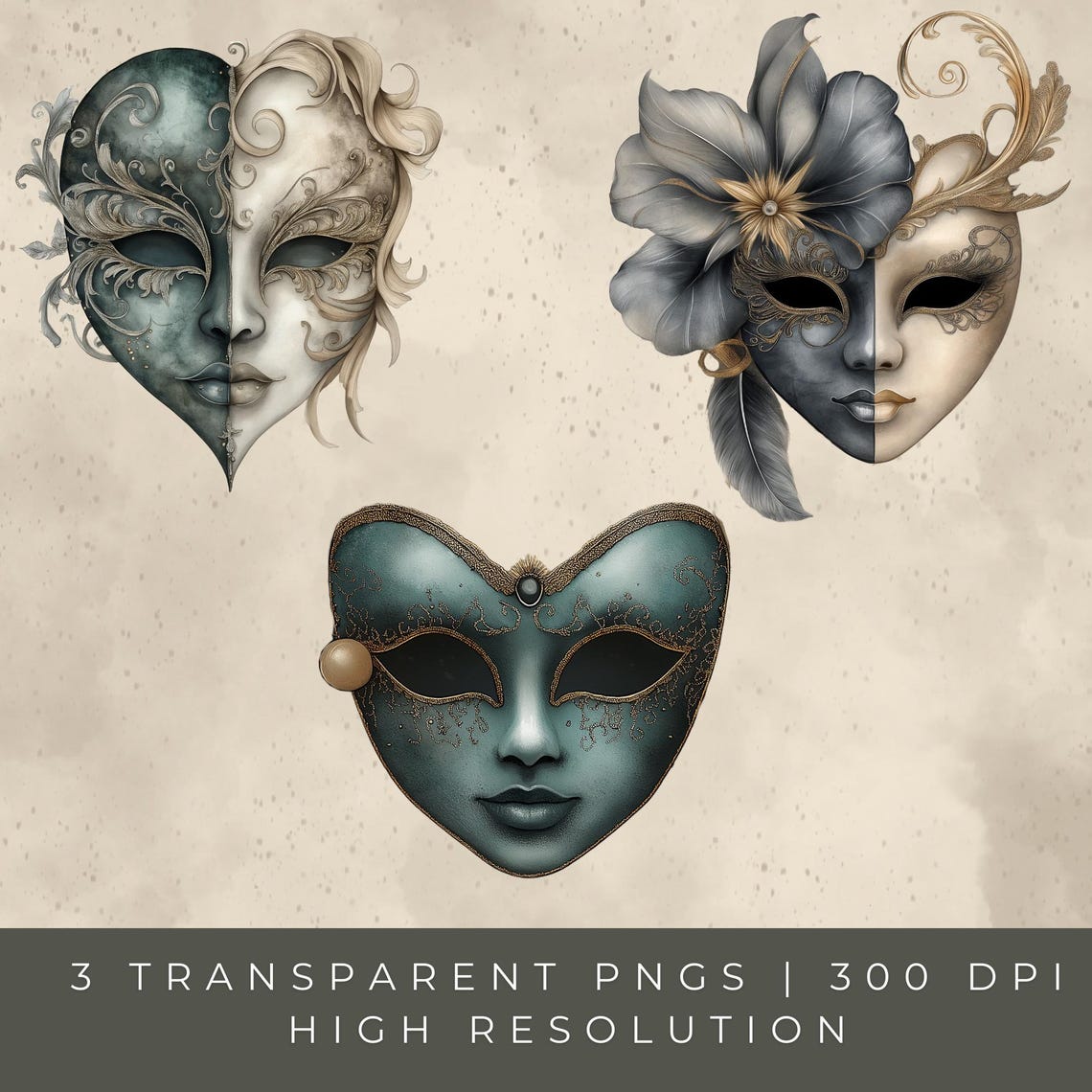 Carnival Mask Clipart PNG Masquerade Masks Clipart Mardi Gras Mask Clip ...