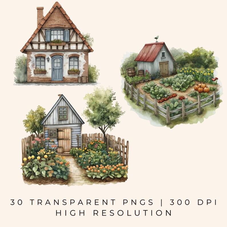 Three Little Pigs Clipart , Cute Piglet, Big Bad Wolf, Fairy Tale ...