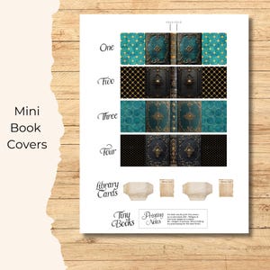 Printable Medicinal Herbs Mini Books, Junk Journal Digital Paper, Craft ...