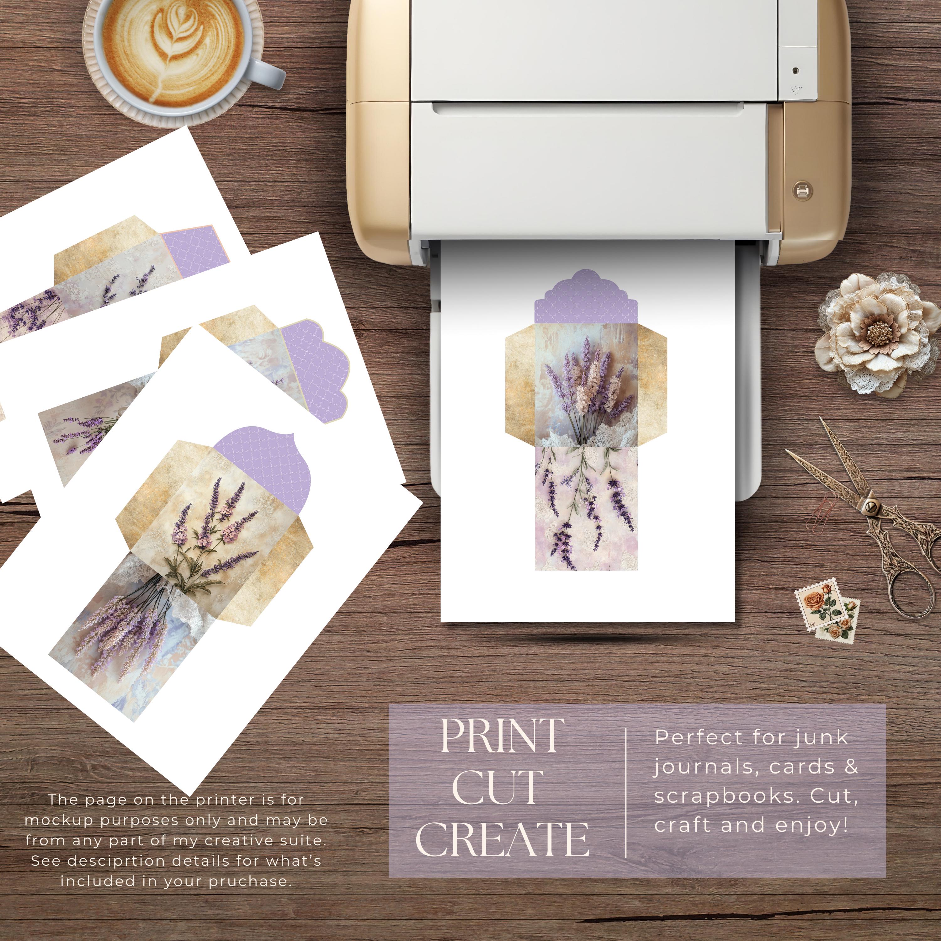 Tea Bag Envelopes, Shabby Chic Tea Bag Envelopes, Tea Party Printable ...