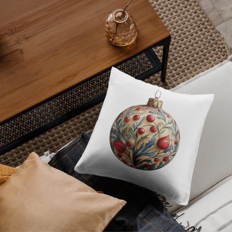 16 Christmas Ornaments Clipart Bundle, Watercolor Set, Festive ...