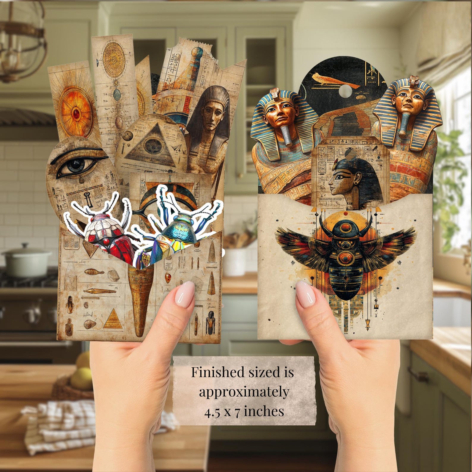 Ancient Egypt Loaded Tags, Egypt Junk Journal Pockets | Ancient ...