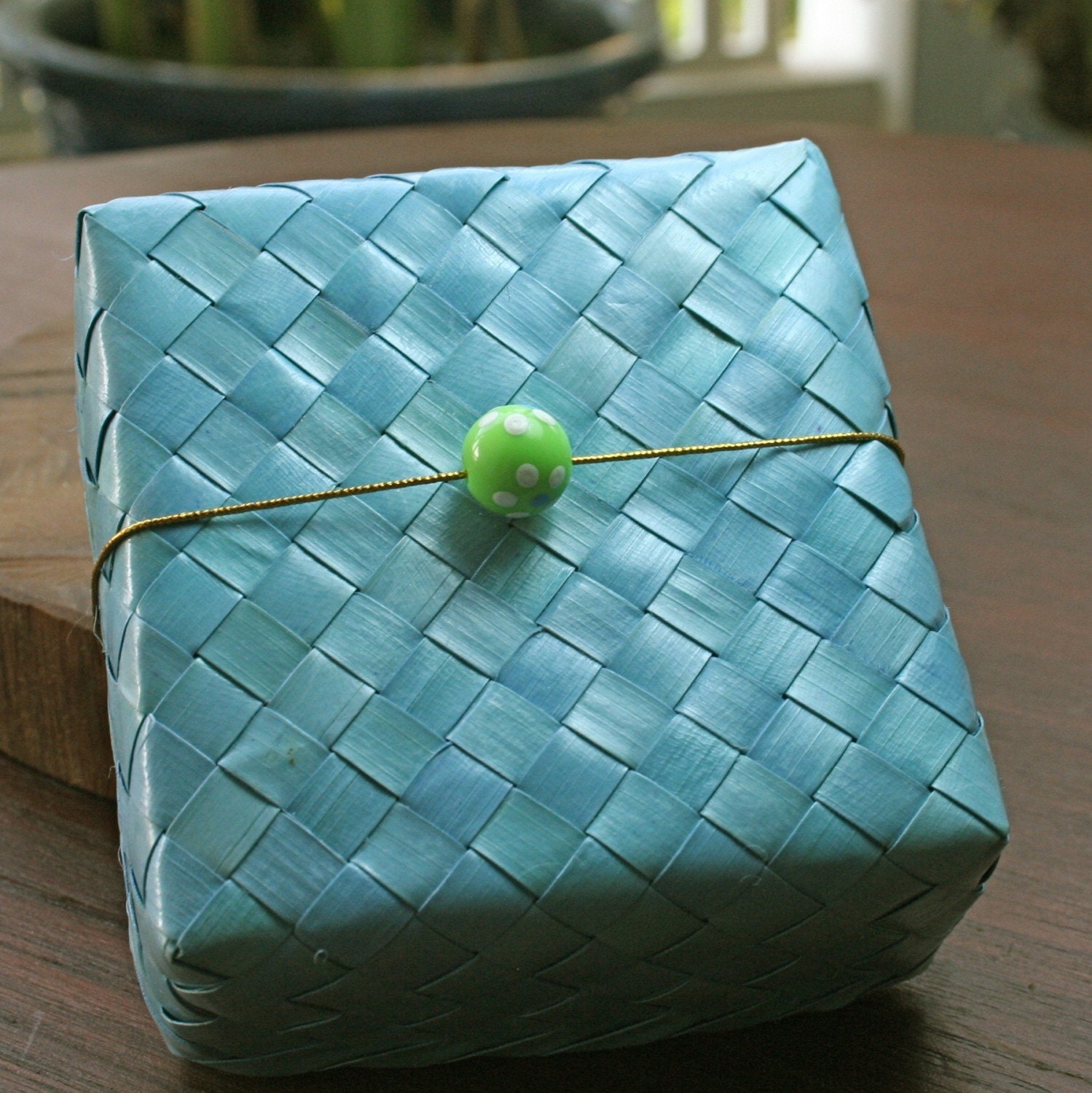 Palm Leaf Box - Etsy