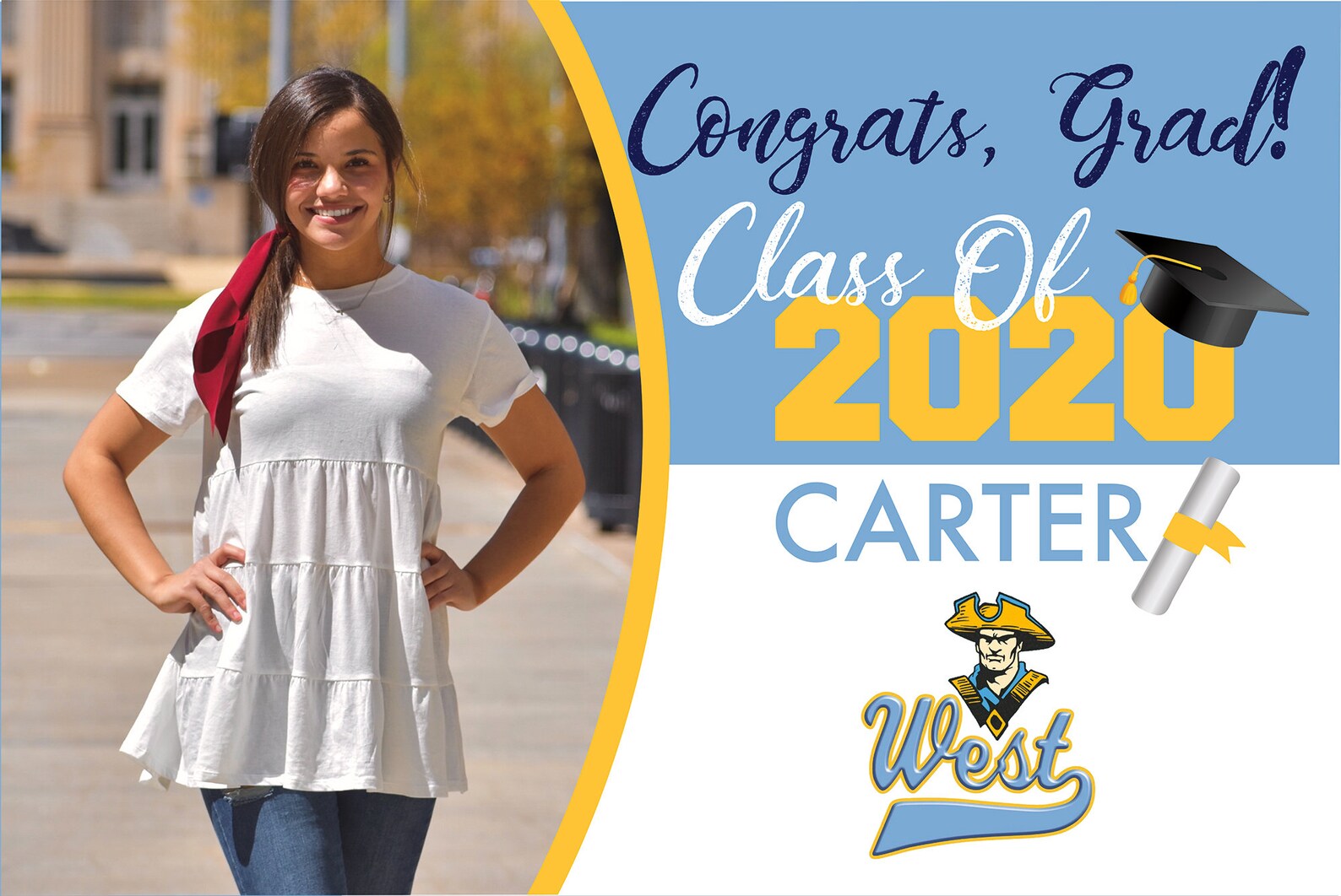 Senior Graduation YARD SIGN High School or College Graduation - Etsy