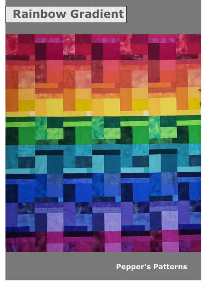 Gradient Dance Quilt Pattern Digital PDF - Etsy