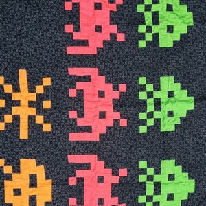 Space Invaders Quilt Pattern Digital PDF - Etsy