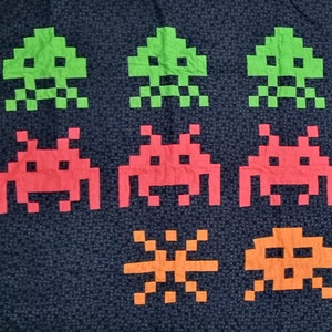 Space Invaders Quilt Pattern Digital PDF - Etsy