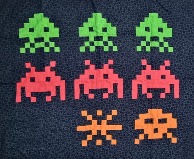 Space Invaders Quilt Pattern Digital PDF - Etsy