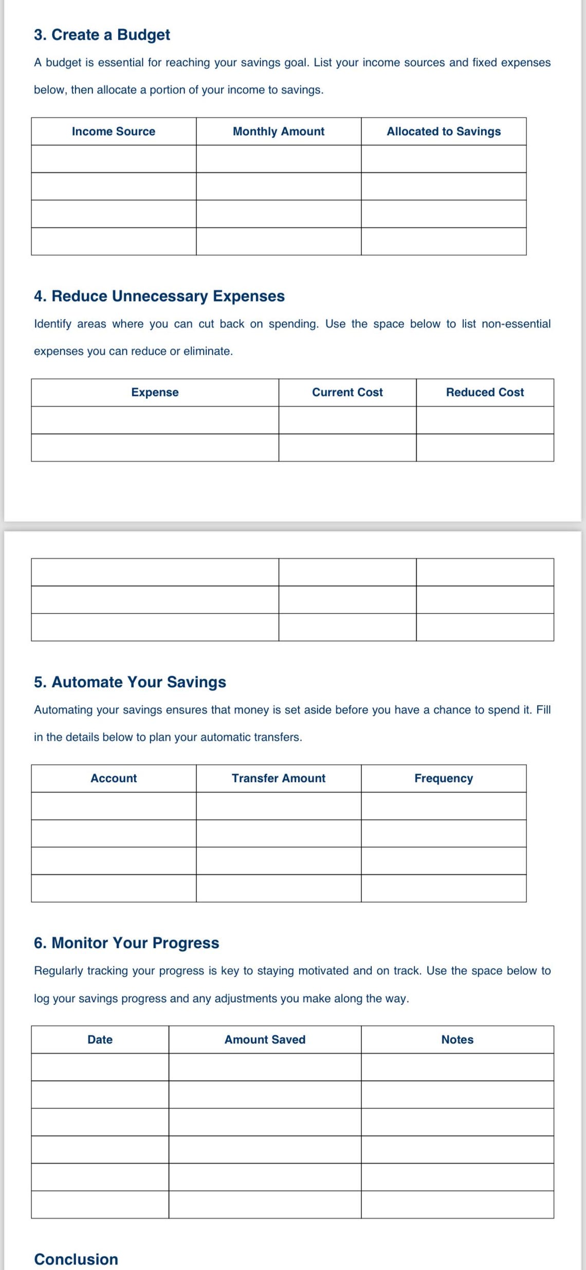 Top 3 Niche Pdfs: Fill-in-the-blank Template for Saving 500 Dollars - Etsy