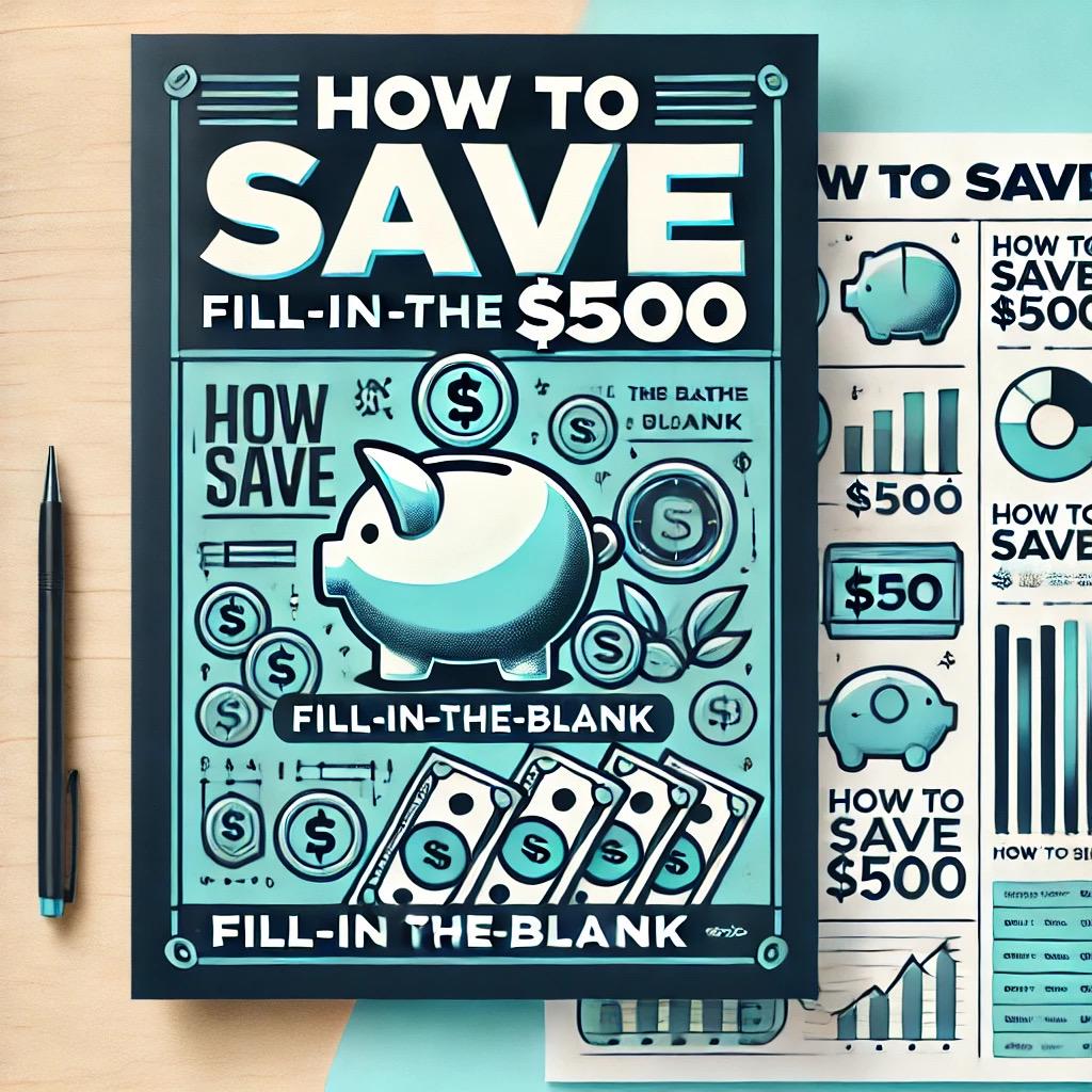 Top 3 Niche Pdfs: Fill-in-the-blank Template for Saving 500 Dollars - Etsy