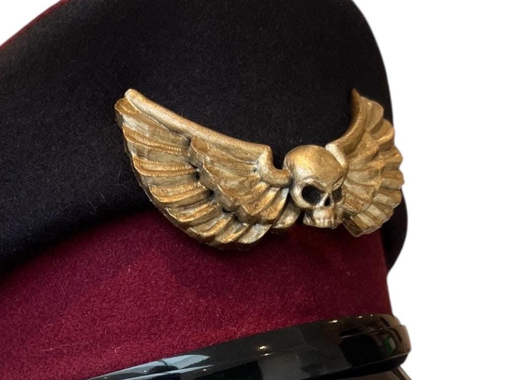 Commissar / Military Hat: Fantasy Cosplay Cap With 3D Printed Badge - Etsy