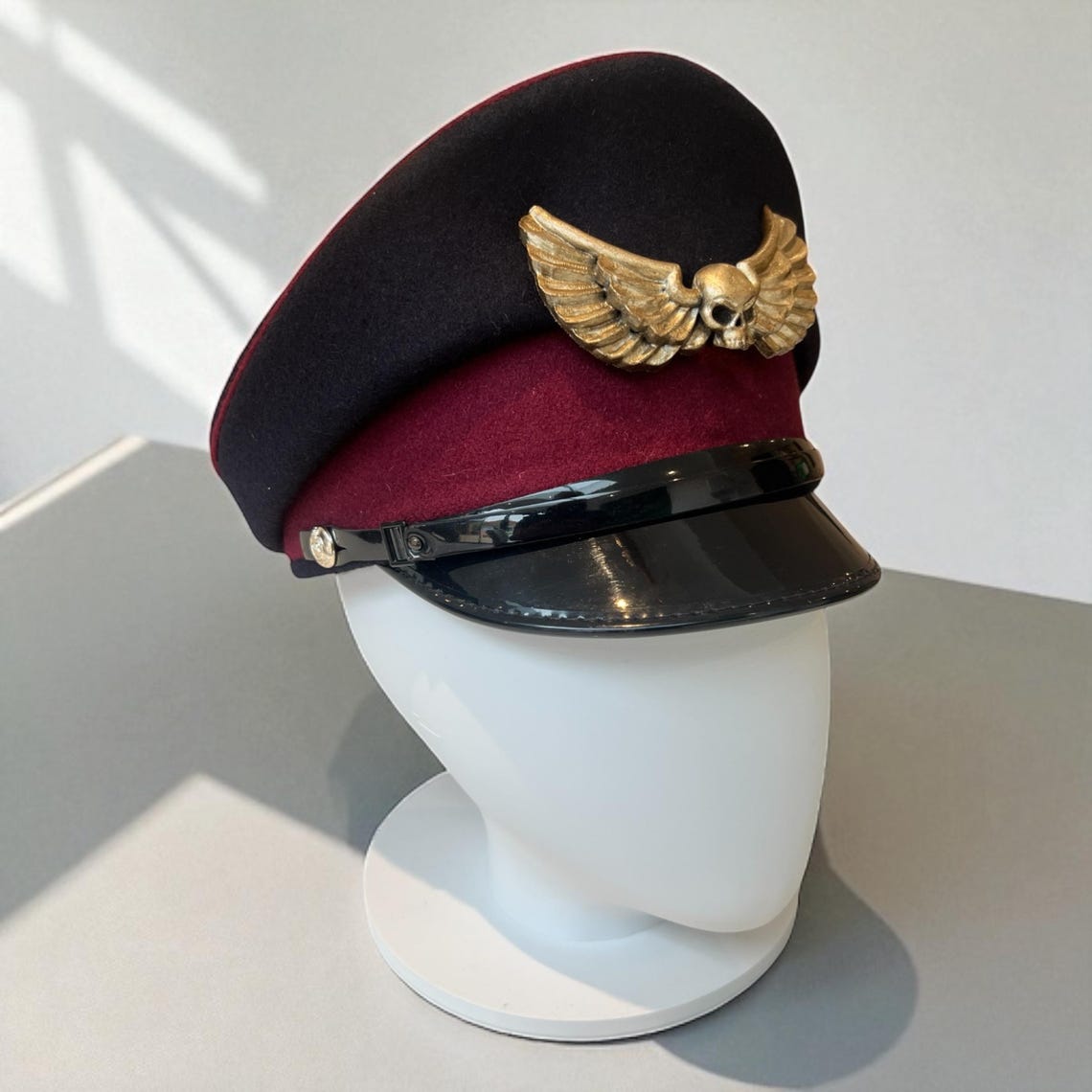Commissar / Military Hat: Fantasy Cosplay Cap With 3D Printed Badge - Etsy