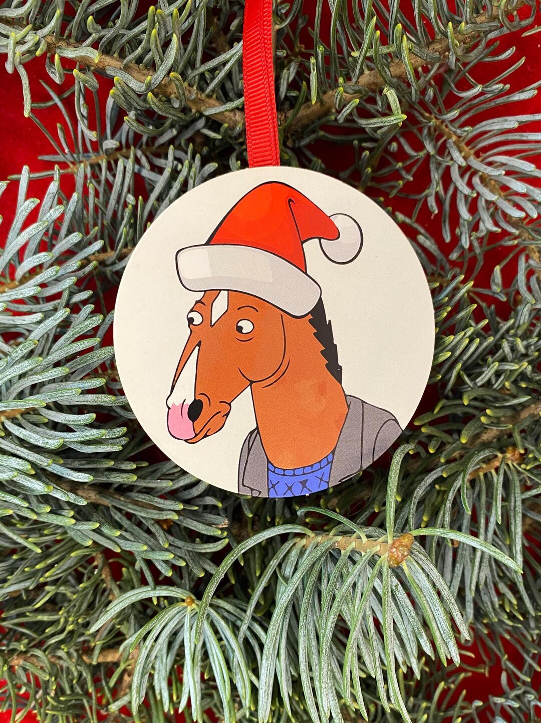 Bojack Horseman Christmas Tree Ornament Holiday Gift Exchange Stocking ...