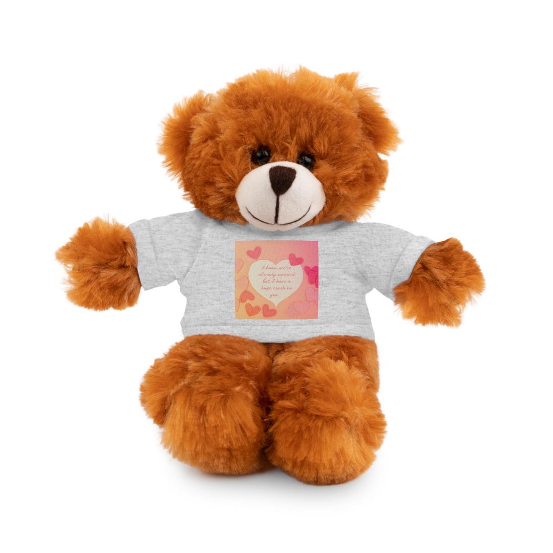 Customizable Stuffed Animals Adorable Cuddly Bears With Tee, Perfect ...