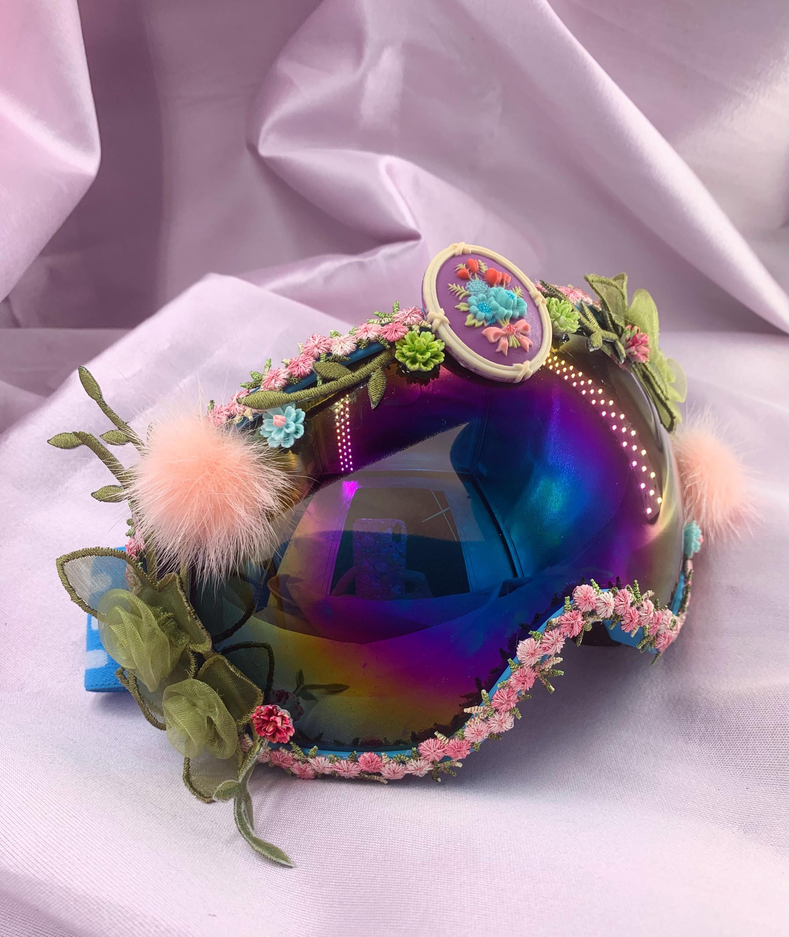 Burning Man Goggles Women, Goddess Gaia Goggles, One-of-a-kind Festival ...