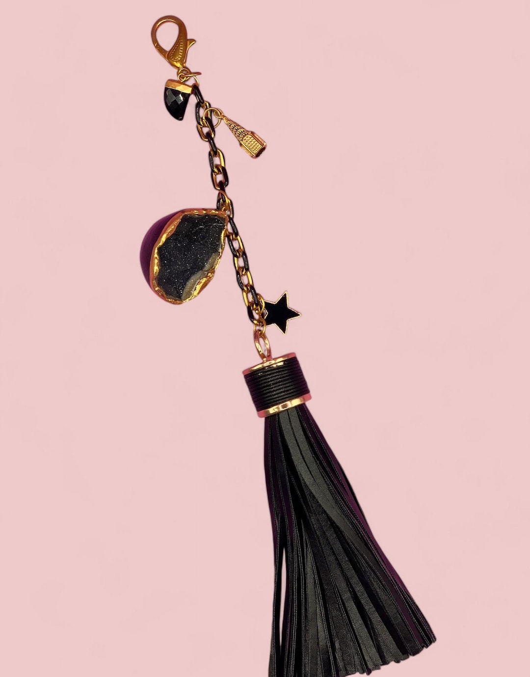 Luxury Bag Charm W Gemstones Indie Fashion Purse Charm Handmade Trendy ...