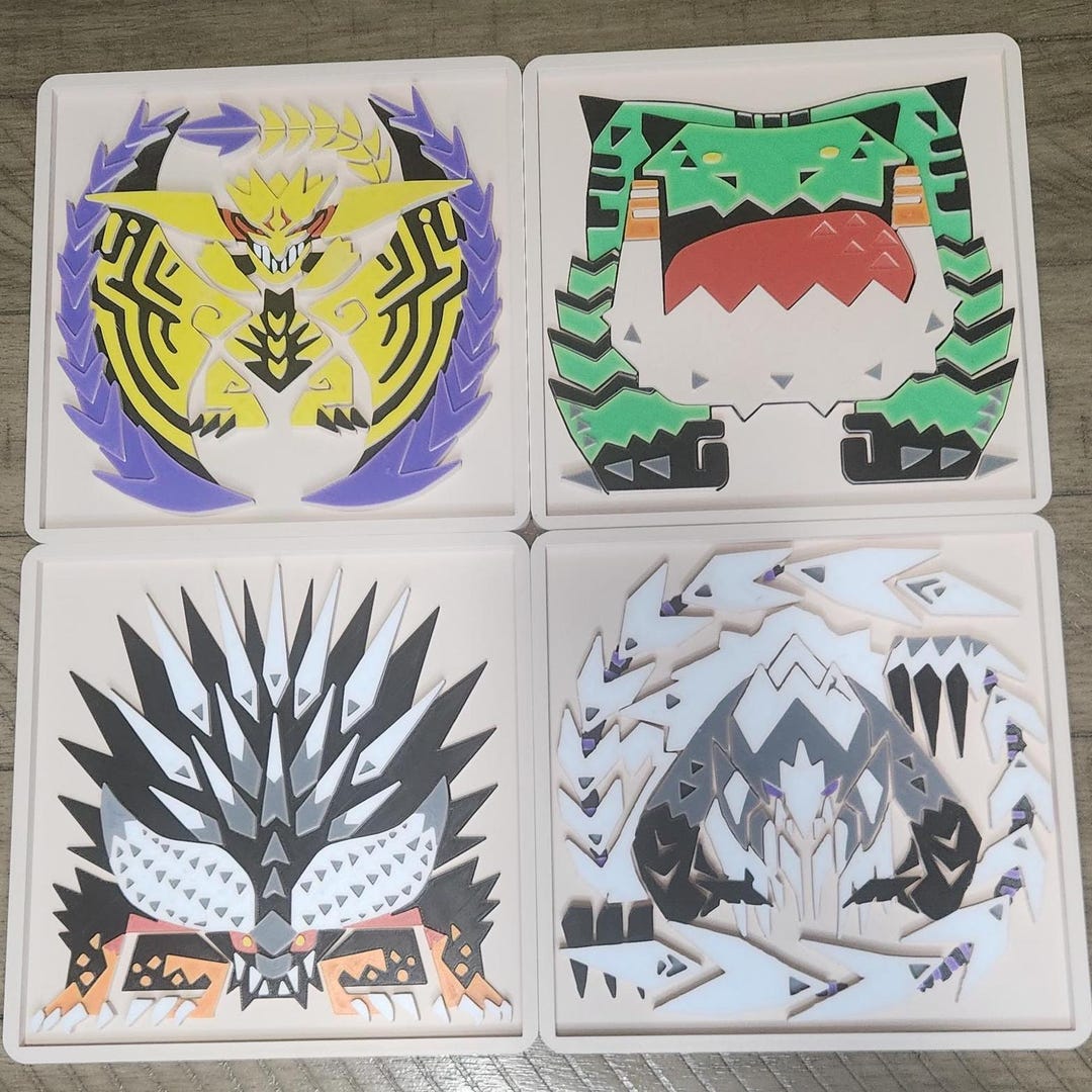 Monster Hunter Plates - Etsy