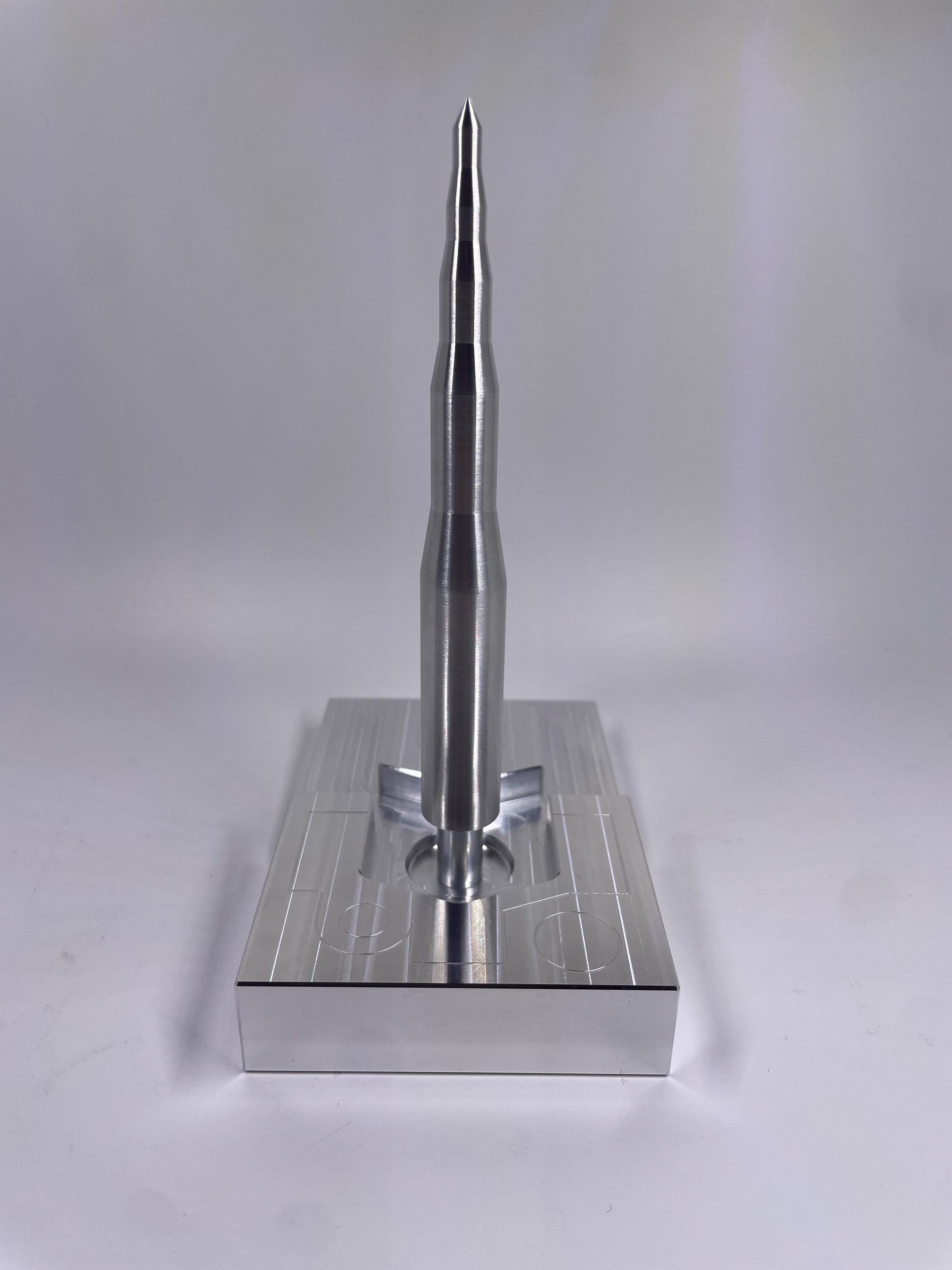 CNC Machined Aluminum Miniature Minuteman L Missile LGM-30B ICBM + Silo ...