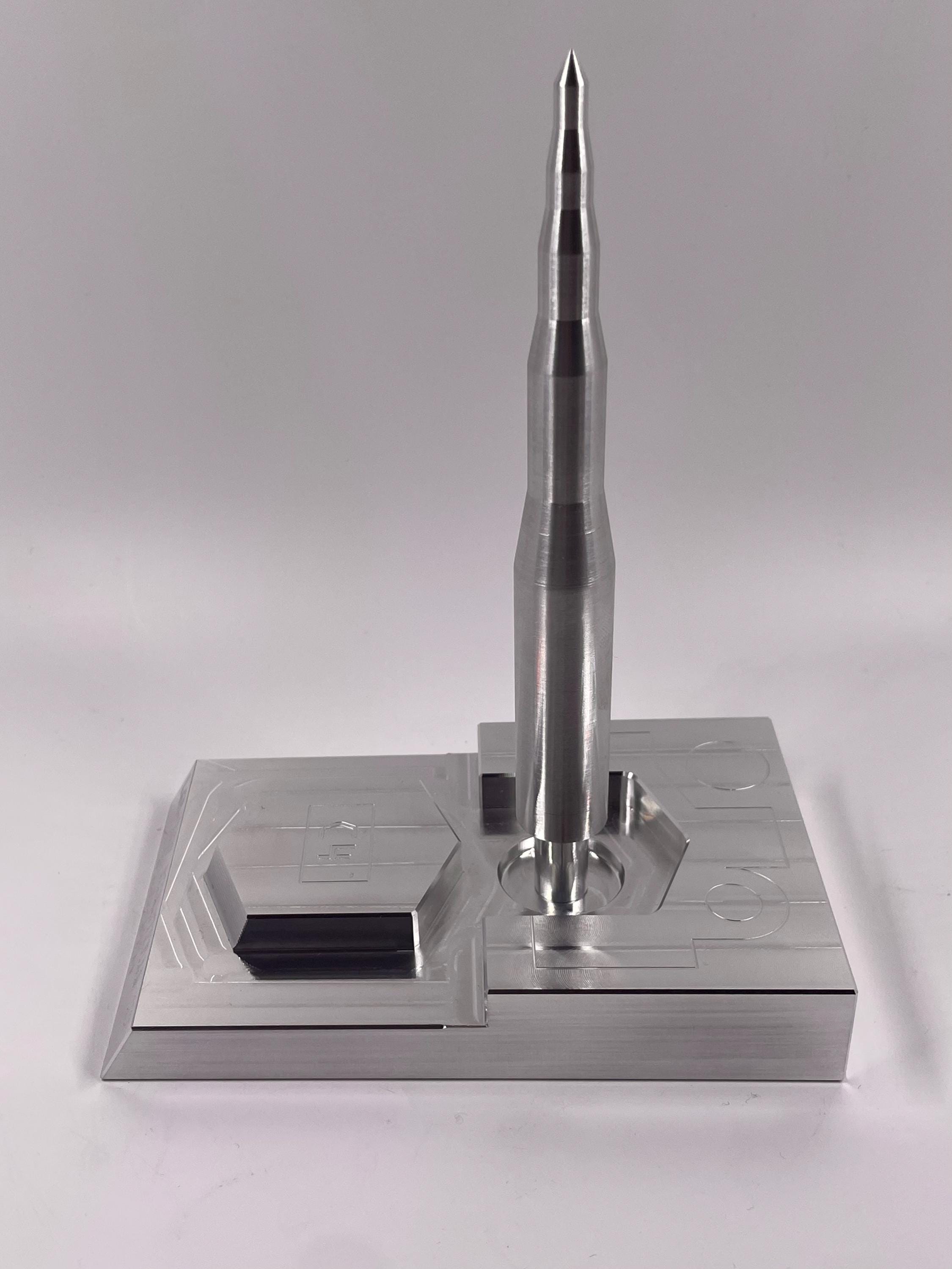 CNC Machined Aluminum Miniature Minuteman Ll Missile LGM-30F ICBM ...