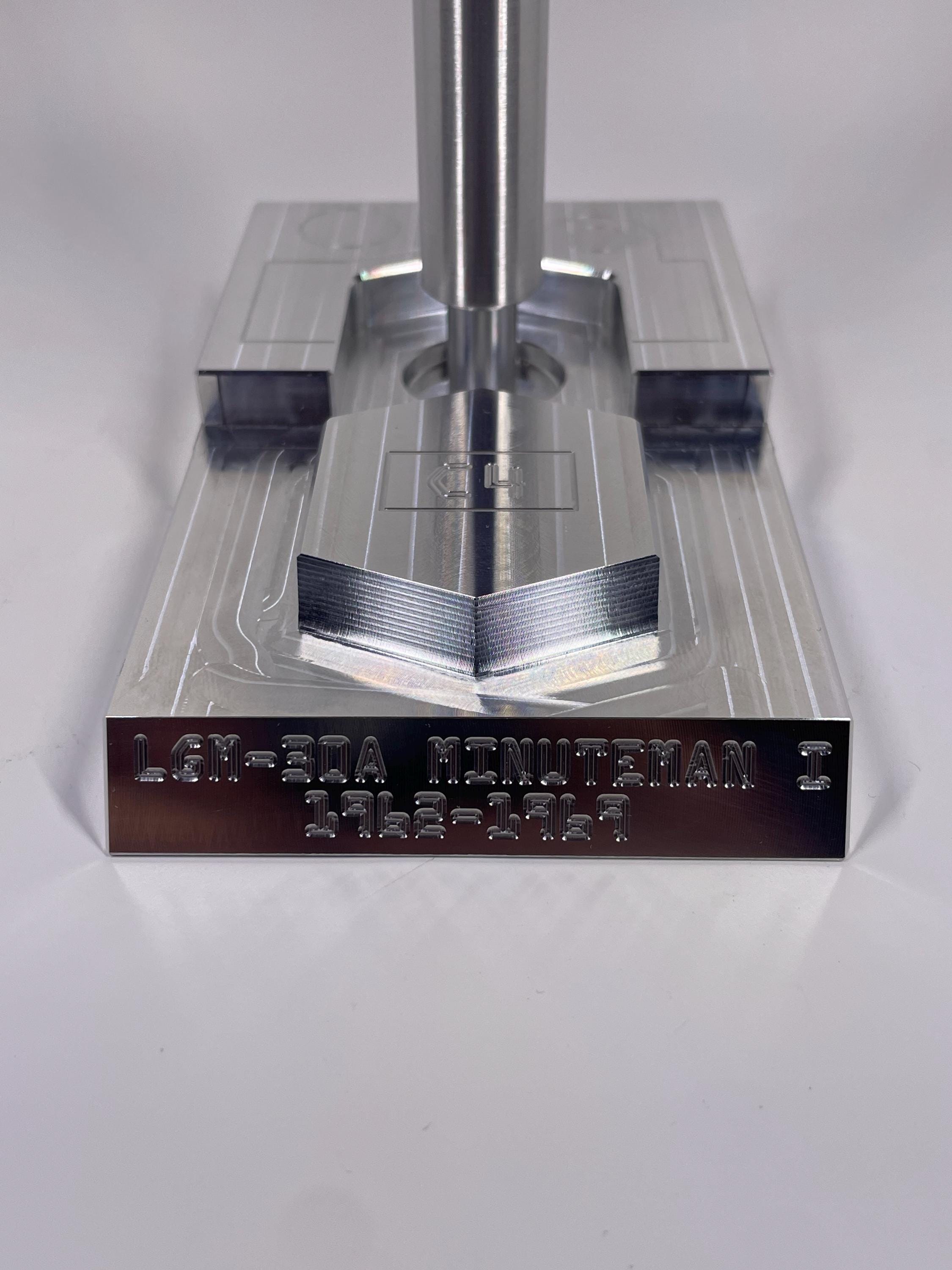 CNC Machined Aluminum Miniature Minuteman L Missile LGM-30A ICBM Silo 1 ...