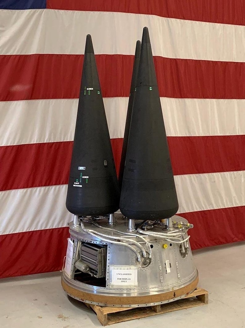 CNC Machined Aluminum Miniature Minuteman Lll Missile Mirv Warhead LGM ...