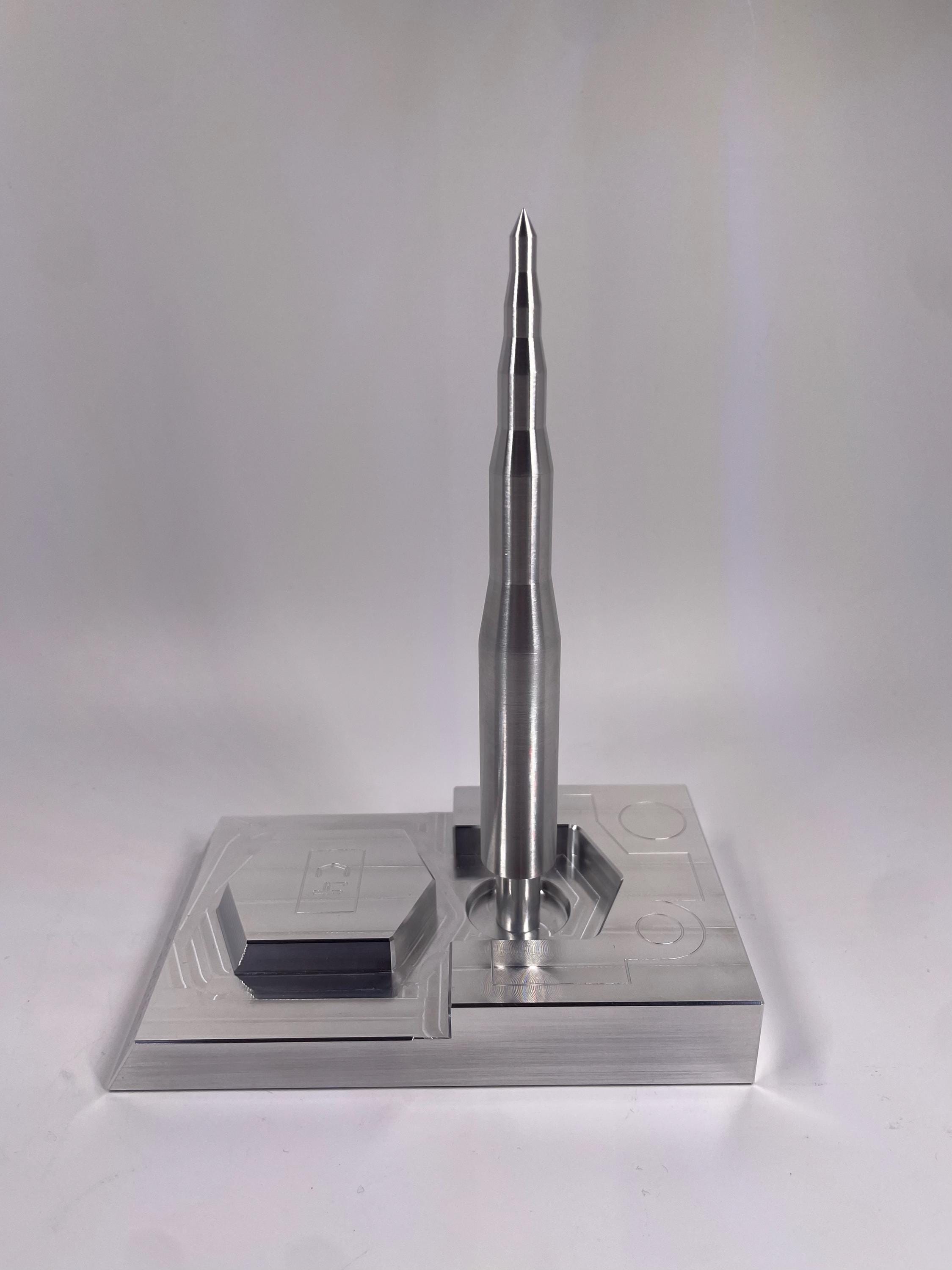 CNC Machined Aluminum Miniature Minuteman L Missile LGM-30B ICBM + Silo ...