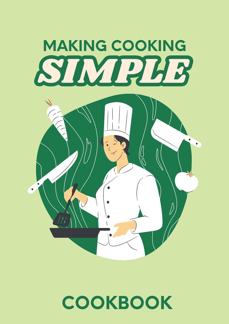 Blank Editable Cookbook Template Classic Style, Printable Recipe Book ...