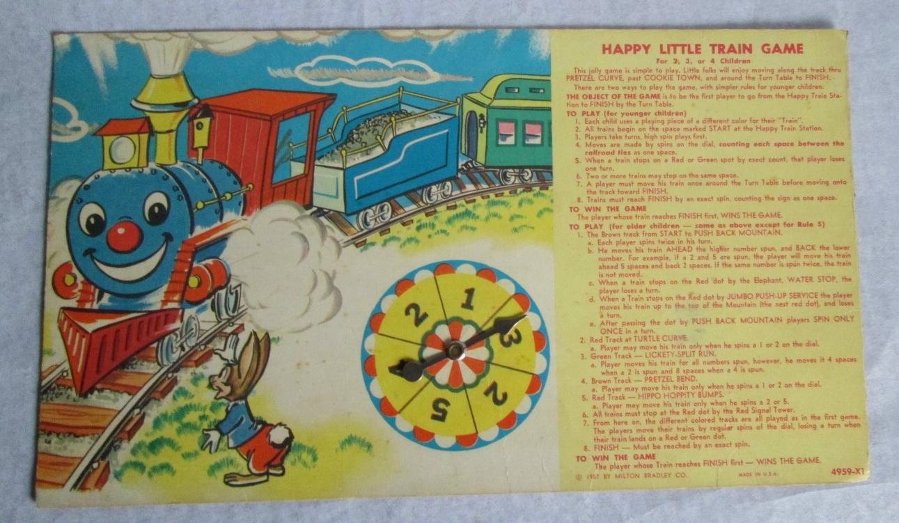 Vintage the Happy Little Train Game 1957 - Etsy