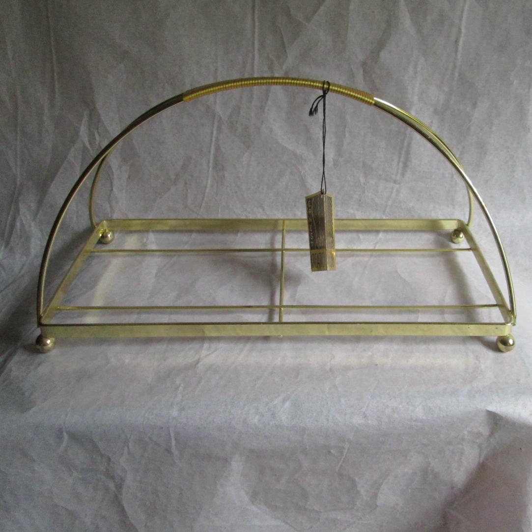 Vintage Mid Century Arched Brass Tray by Ernest Sohn With Hang - Etsy