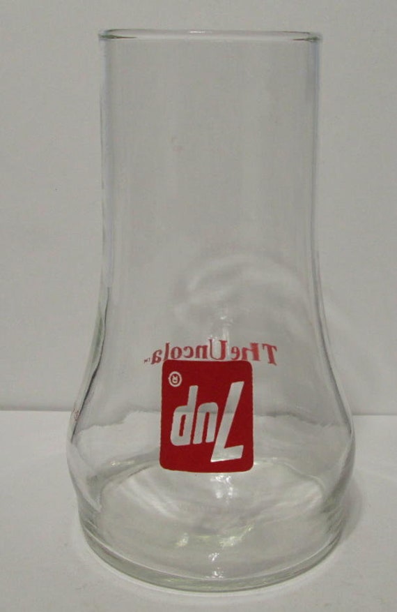 Vintage 7UP the Uncola Glass Tumbler Upside Down Design - Etsy