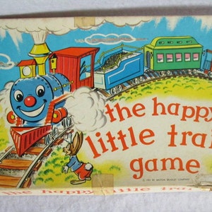 Vintage the Happy Little Train Game 1957 - Etsy