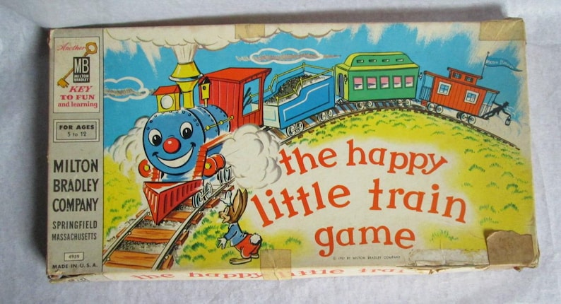 Vintage the Happy Little Train Game 1957 - Etsy