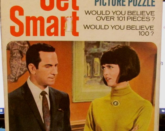 Vintage Get Smart Jigsaw Puzzle 1966 Maxwell Smart Agent 99 - Etsy