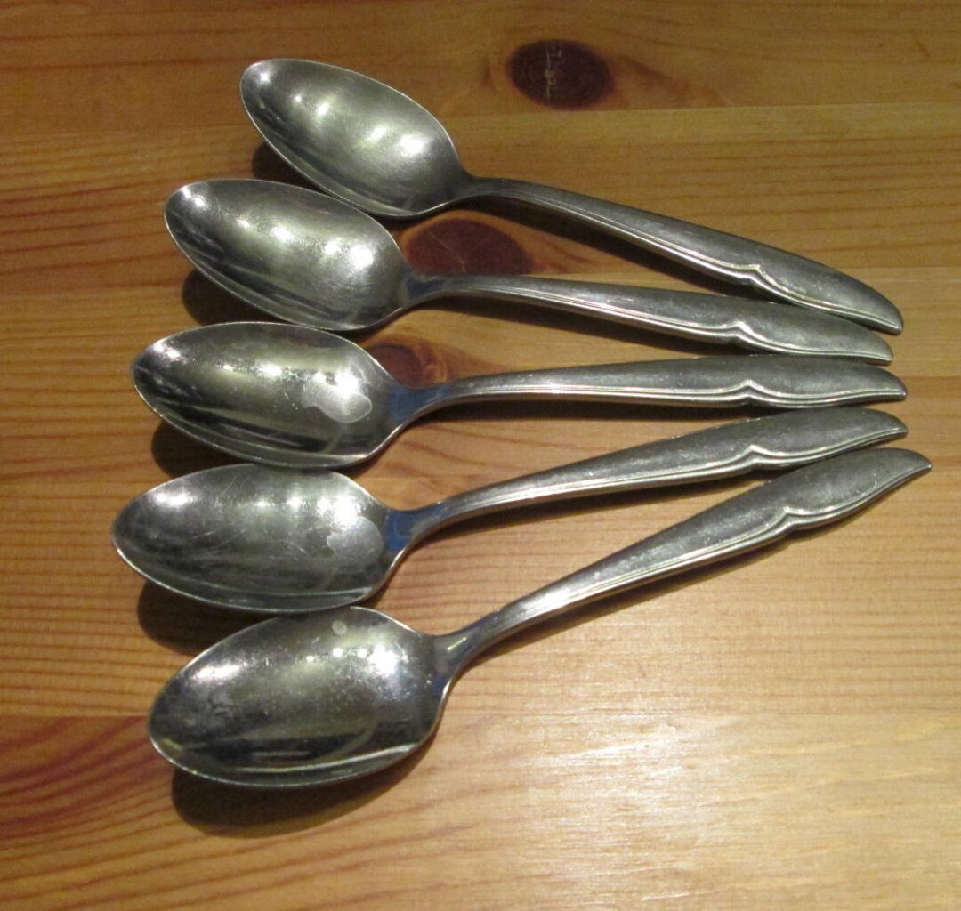 Vintage Teaspoons Oneida Profile Pattern Stainless Steel 5 - Etsy