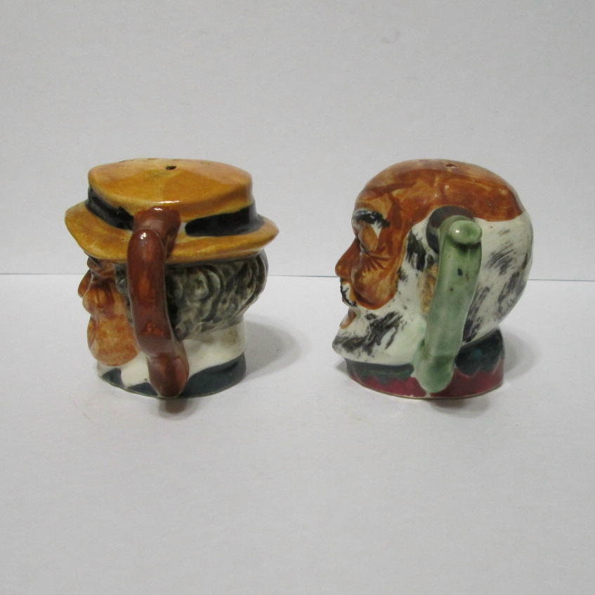 Vintage Salt & Pepper Shaker Set Toby Mug Style - Etsy