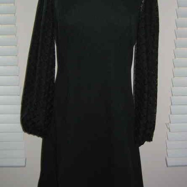 Mod Black Dress - Etsy