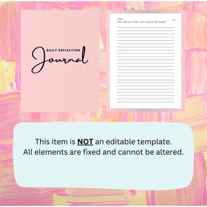 30 Prompt Daily Reflection Journal Printable PDF - Etsy