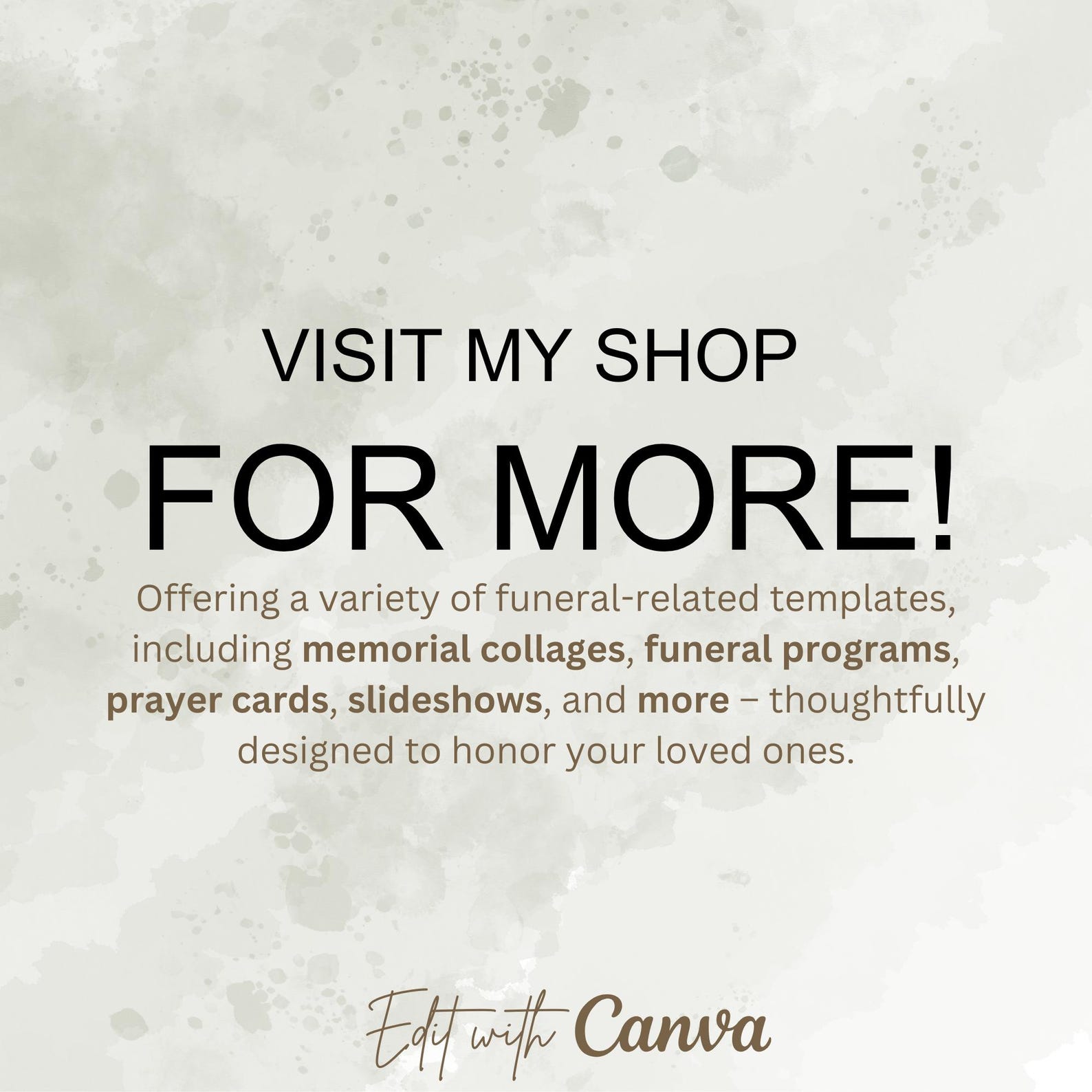 Celebration of Life Pet Obituary Funeral Slideshow Canva Template Cloud ...