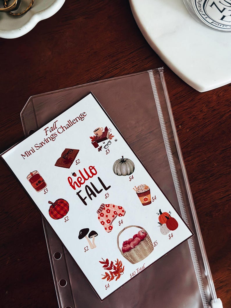 Fall Savings Challenge - Etsy