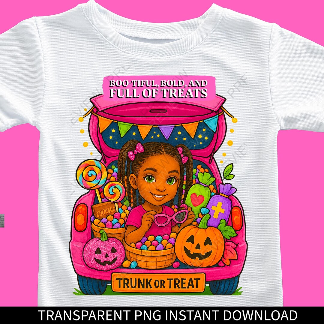 Bootiful Bold Full of Treats PNG | Trunk or Treat Affirmation PNG ...