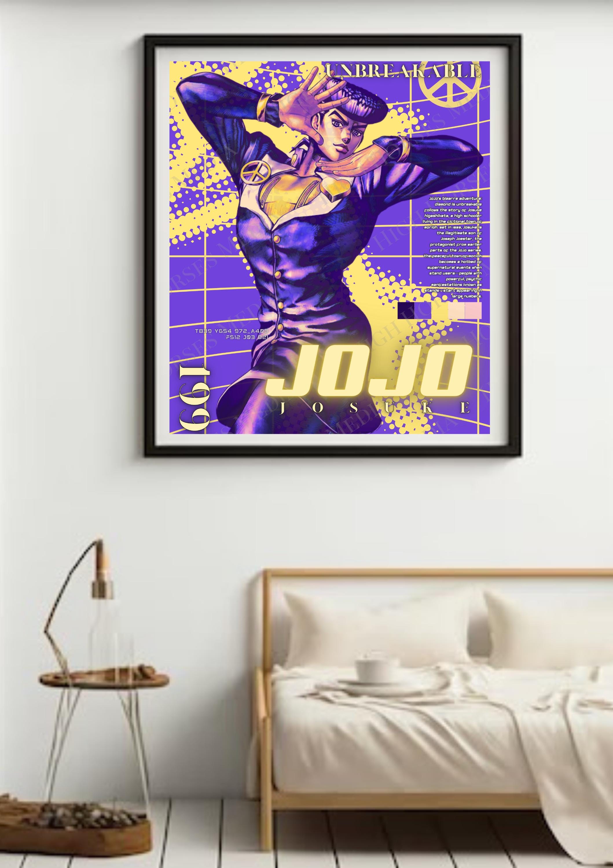 Josuke Higashikata Poster – Diamond is Unbreakable Jojo Art Print ...