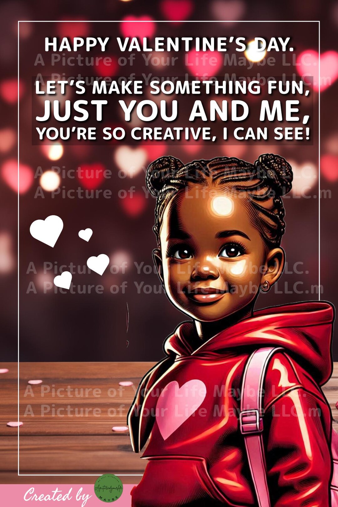 Affirmation-themed Printable Valentine’s Day Cards (4x6) - Empowering ...