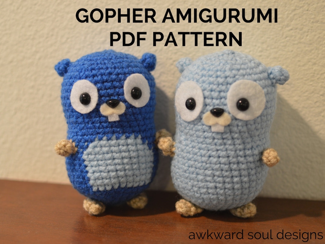 Gopher Amigurumi Crochet Doll Pattern PDF - Etsy