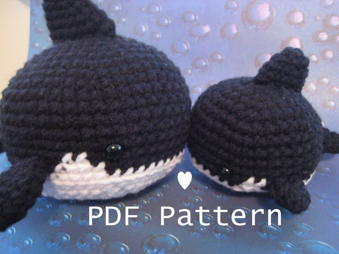 Orca - Killer Whale Amigurumi Crochet Pattern - Etsy