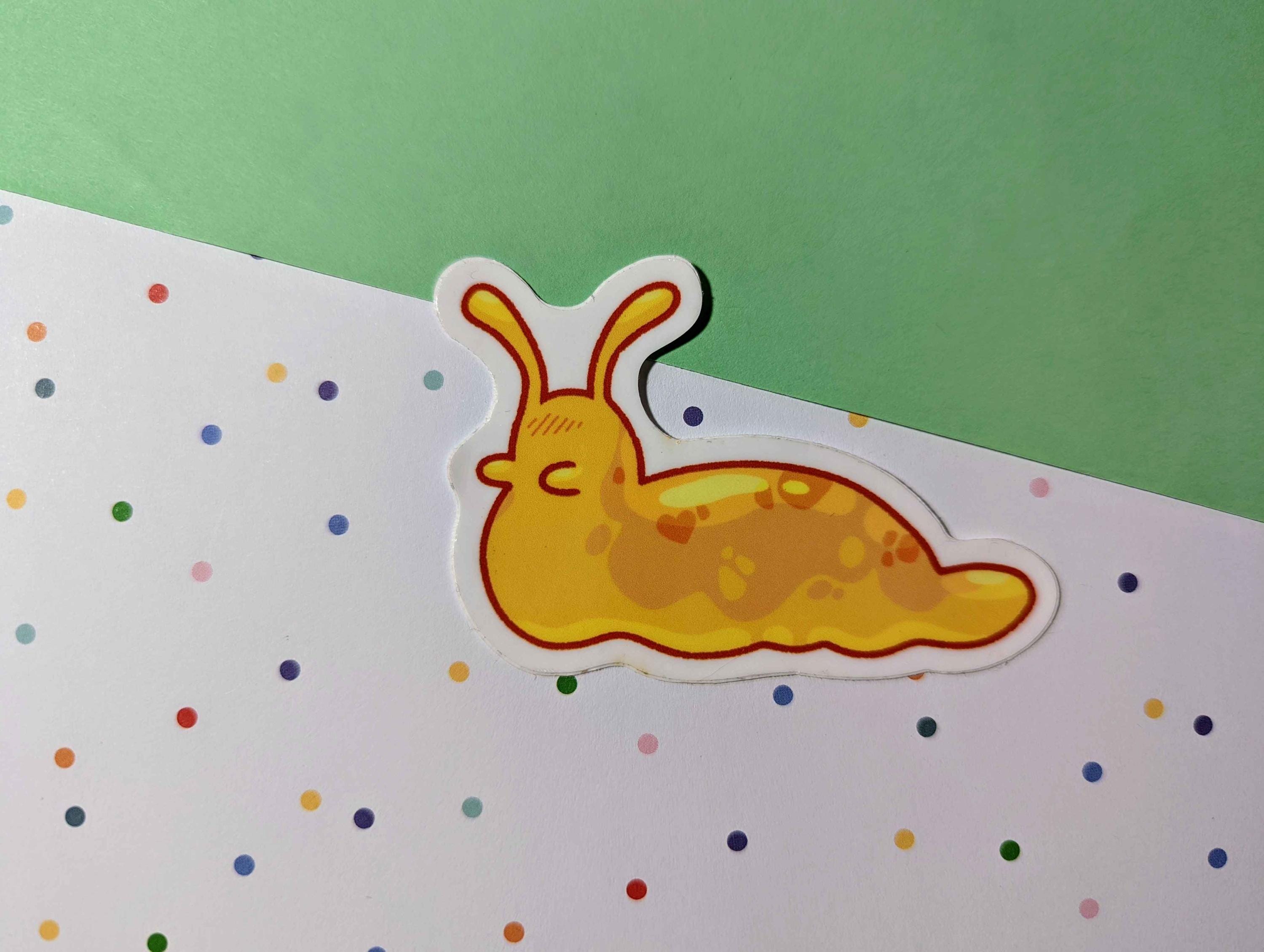 Banana Slug Vinyl Sticker - Etsy