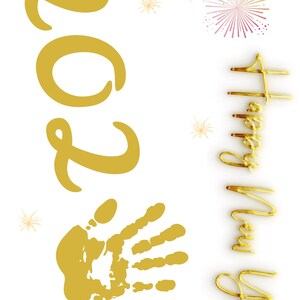 New Years Craft for Classroom. Cute, Easy and Simple! 2025! Hand or ...